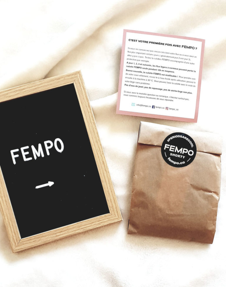 FEMPO, une culotte zéro déchet! - Test & Avis - Mots d'maman